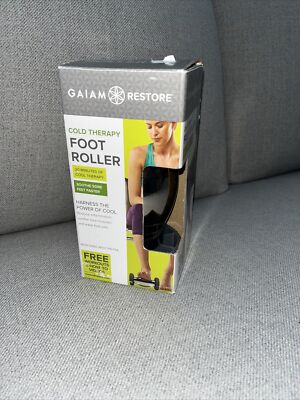 Massage Foot Pain Relief Gaiam Restore Hot / Cold Foot Massage Roller ...