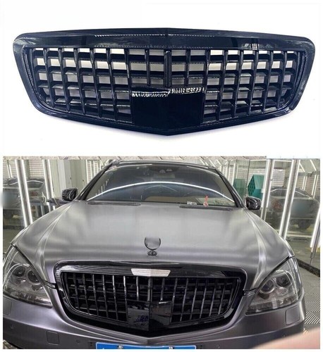 W221 Black Front Grille UP Maybach For Mercedes Benz S class S350 S400 ...