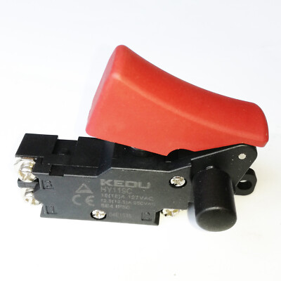KEDU HY119C 127/250V IP50 Electric Circular Saw Trigger Pushbutton ...