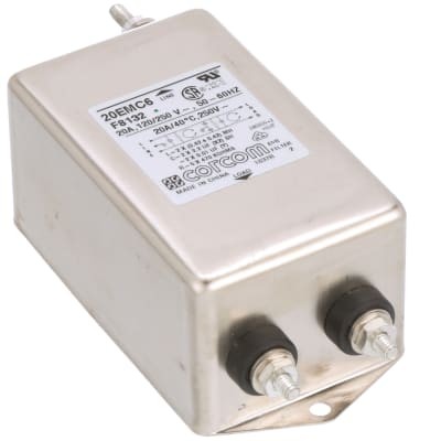 1PC TE AMP 20EMC6 Filter Power Line 20 A 250 VAC (Max.) Panel Mount EMC ...