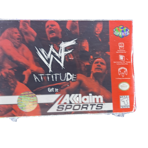 Nintendo 64 — WWF Attitude — Sealed/Unopened — Acclaim Sports (1999) | eBay