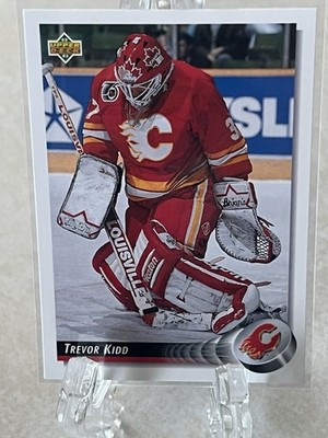 TREVOR KIDD 1992-93 Upper Deck Hockey #134 Calgary Flames | eBay