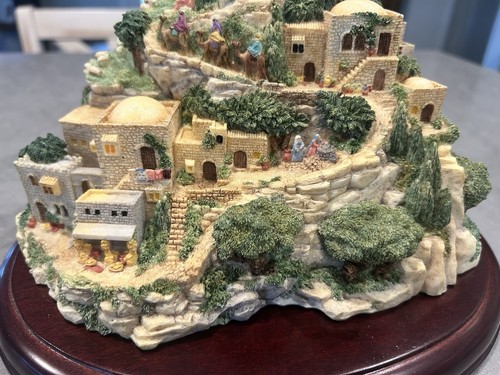 Lenox HILLSIDE NATIVITY Holy Family Wise Men Bethlehem Scene Christmas ...