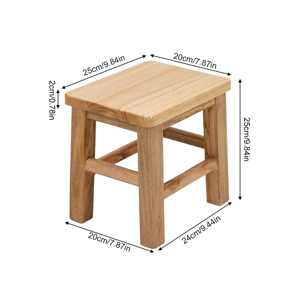 Handmade Solid Wood Stool Children's Step Stool & Seat Durable Small ...
