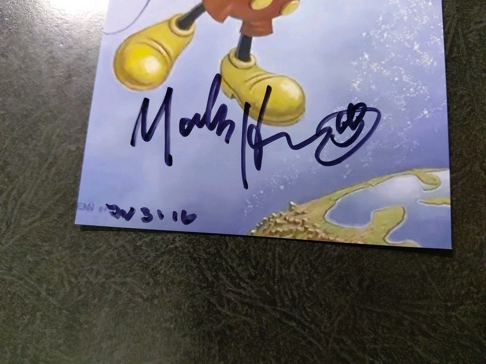 MARK HENN Hand Signed Autograph Photo - WALT DISNEY Sebastian - MICKEY ...