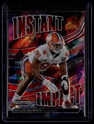 2023 Panini Prizm Draft Picks #II-23 Myles Murphy Instant Impact Red ...