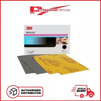 3M 02049 Wetordry Abrasive Sheet, P2000, 50 sheet in the box | eBay UK
