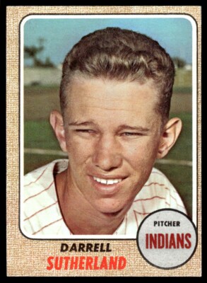 1968 Topps Darrell Sutherland Cleveland Indians #551 *Set Break | eBay