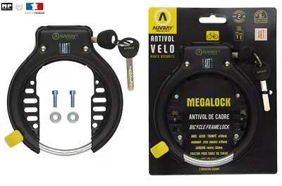 Antivol de cadre Mega fer à cheval Auvray Mega Lock Velo Vtt | eBay
