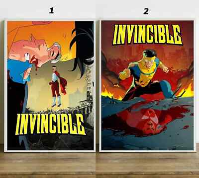 Invincible Movie Poster Invincible Comic Art Poster | eBay