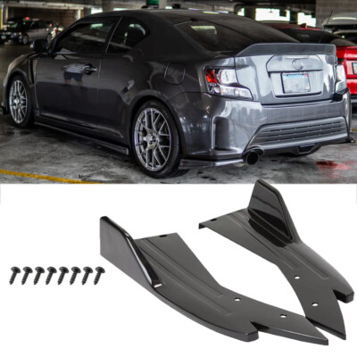 Gloss Black Rear Diffuser Bumper Splitter Spoiler Lip For Scion FR-S tC ...