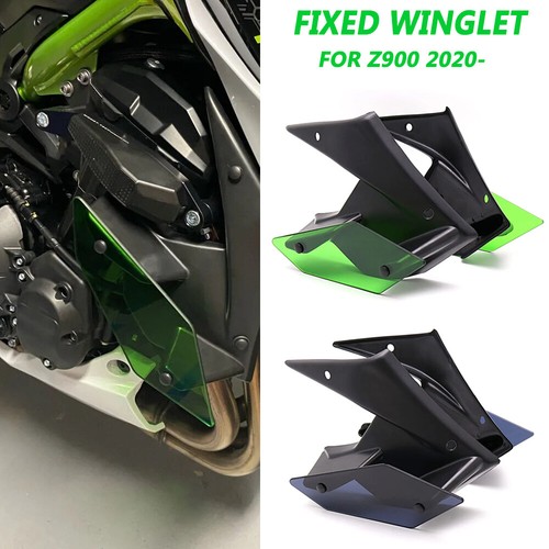 For Kawasaki Z 900 Z900 2021-UP Side Downforce Naked Spoilers Fixed ...