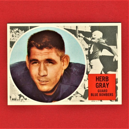 Herb Gray - 1960 - Blue Bombers - Topps CFL - #80 - (NM) - A8 | eBay