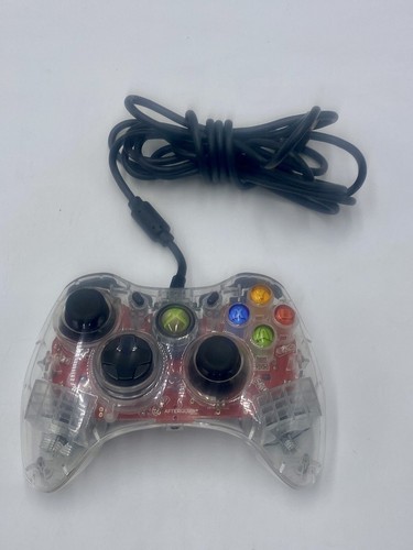 Clear Afterglow Controller Microsoft XBOX 360 Model PL-3602 | eBay