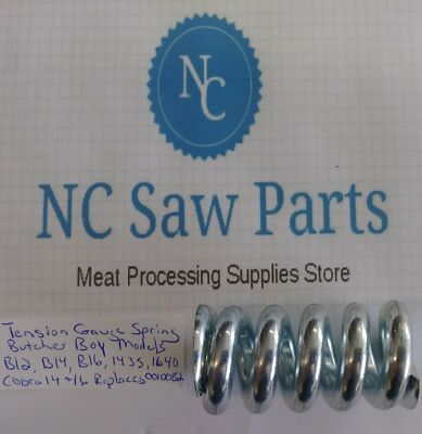 Tension Gauge Spring for Butcher Boy Meat Saw Replaces 0010082 | eBay