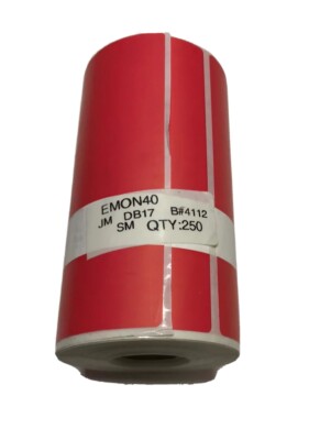 Roll of 250 RED Emona Protag Elite Outdoor Test Tags - EMON40 - ELT-RED ...