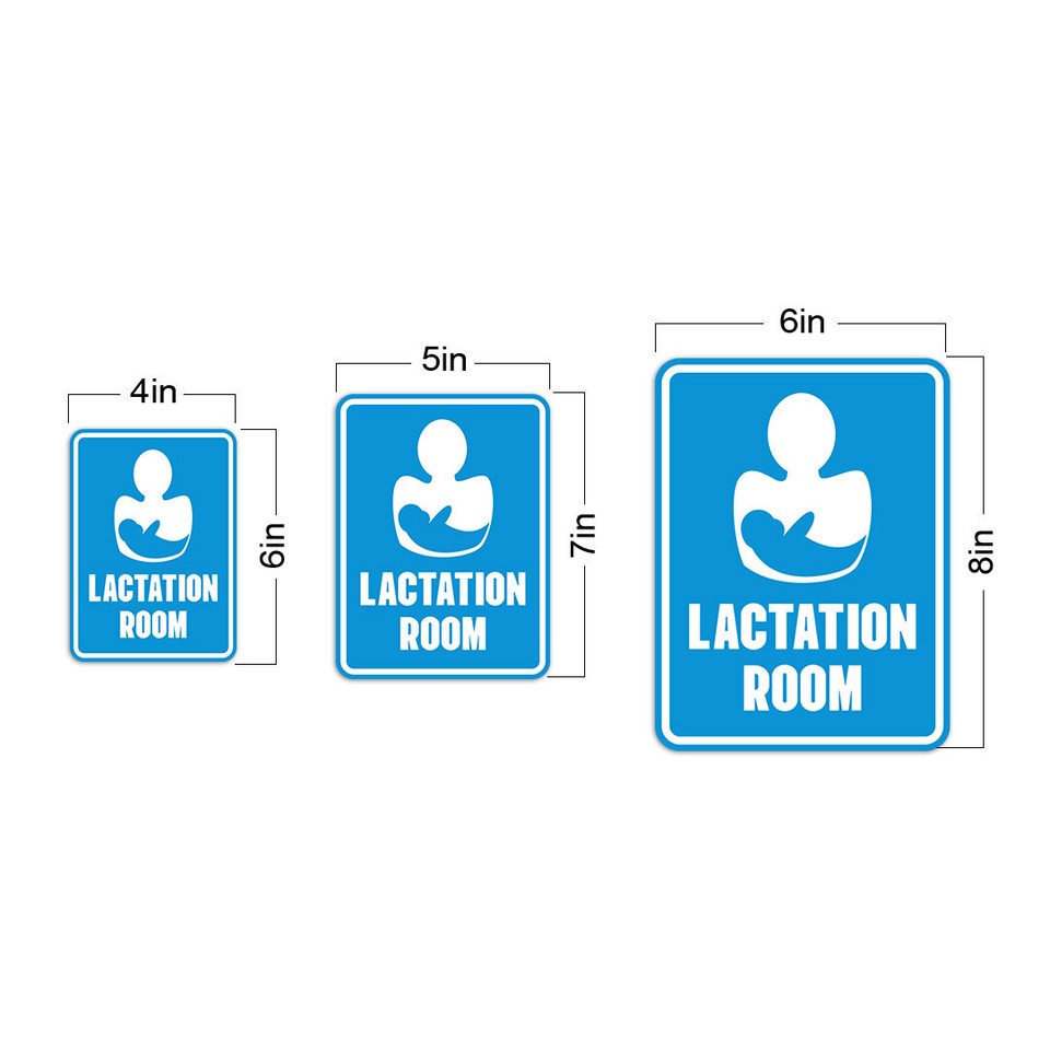 Portrait Round Plus Lactation Room Wall or Door Sign | Baby Rooms ...