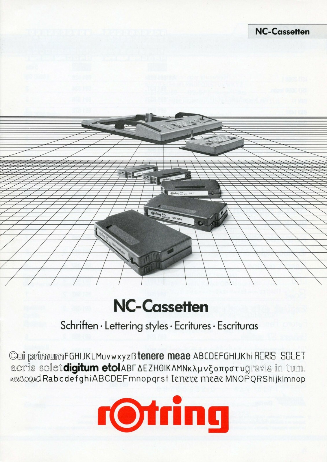 VINTAGE ROTRING NC SCRIBER 10 - PDF INSTRUCTIONS - various years and ...