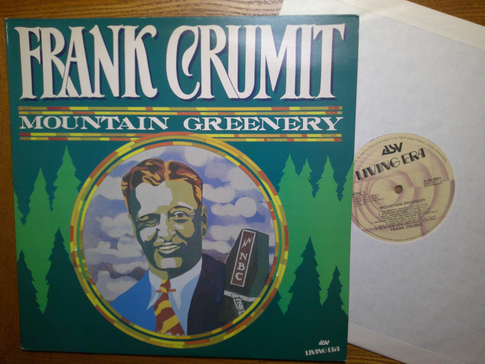 UK LIVING ERA LP RECORD/FRANK CRUMIT/MOUNTAIN GREENERY/NR MINT VINYL | eBay