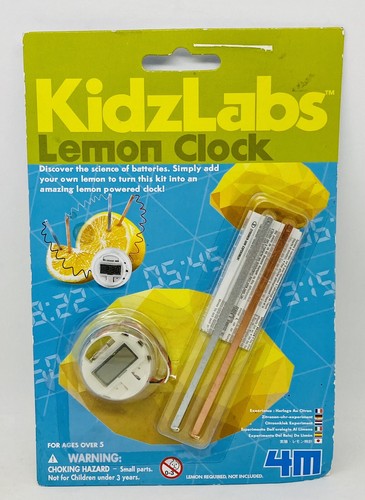 Kidz labs Lemon Clock - 4M - Educational Science - NOS | eBay Australia