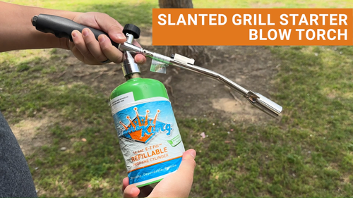 20,000 BTU Handheld Slanted Propane Charcoal Lighter Torch | eBay