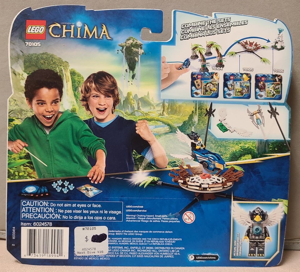 LEGO Legends of Chima: Lot of 6 Speedorz-70104, 70105, 70106, 70107 ...