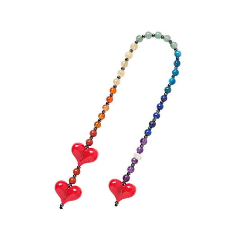 Sturdy Pink Heart Striped Hangings Accessory Perfect For Travel And ...