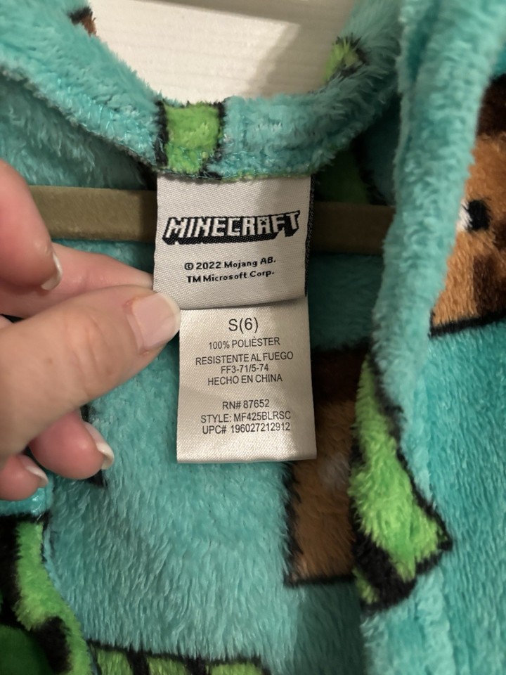 Minecraft Bathrobe 6 | eBay