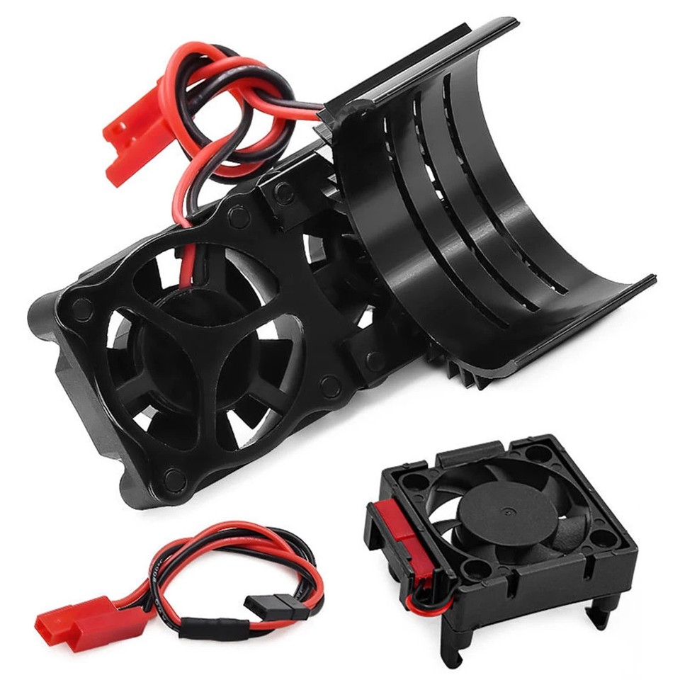 Vxl-3S ESC Cooling Fan and Motor Dual Fan Set Compatible with Traxxas ...