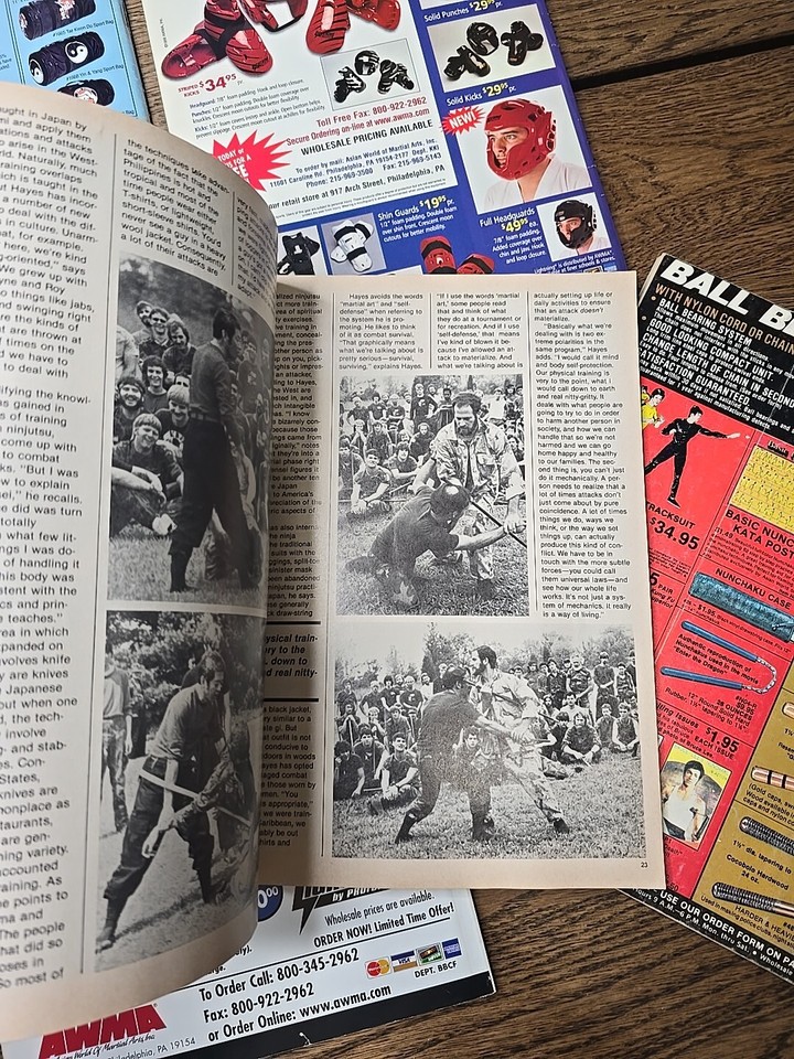 Black Belt Vintage Self Defense Magazine Lot Of 8 Issues From 1981-2003 ...