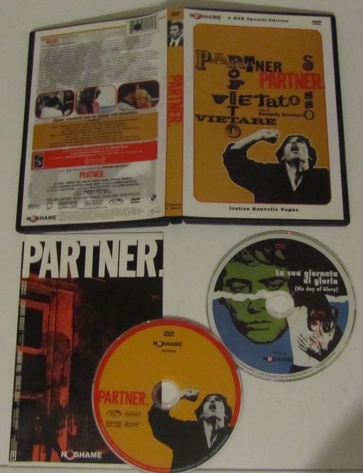 Partner Bernardo Bertolucci DVD Noshame fuori catalogo RARO SPESE ...