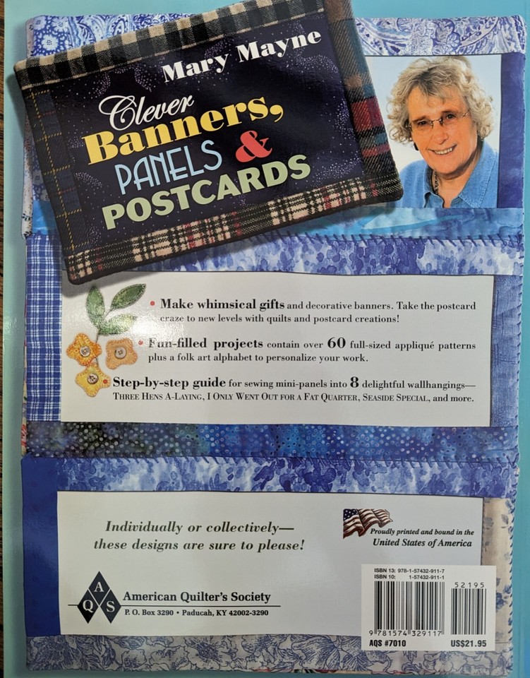 Clever Banners, Panels and Postcards by Mary Mayne (2006, Perfect ...