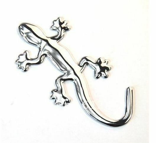 Lizard Car Body Emblem Badge Decal Logo Cute Funny Sticker Car Chrome ...