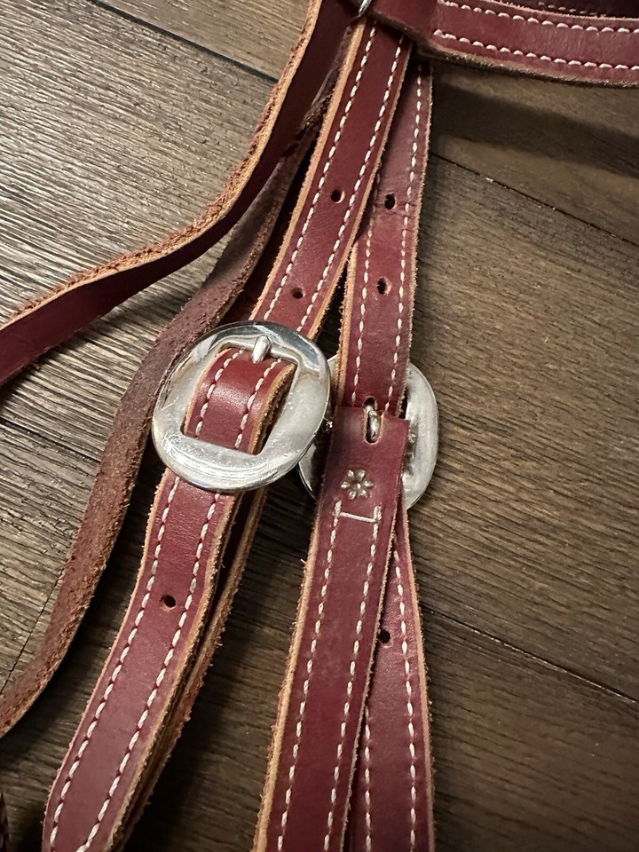 Horse Tack - Leather Western Quick Change Headstall | eBay