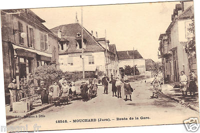 39 - cpa - MOUCHARD - Route de la Gare | eBay