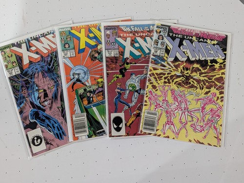 The Uncanny X-Men Lot #220 224 225 226 VF 1980s | eBay