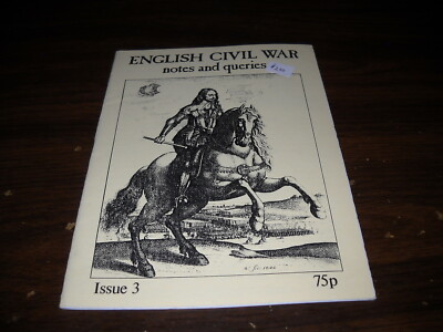 English Civil War Notes and Queries Issue 3 | eBay