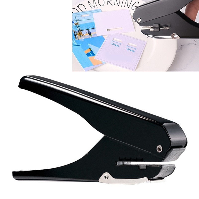 Multifunctional Oval Hole Puncher Paper Capacity 10 Sheet with ...