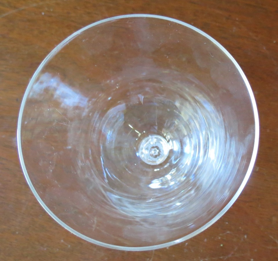 Tiffin/Franciscan Plain #17617 6 5/8” Air Bubble Stem Water Goblet(s ...