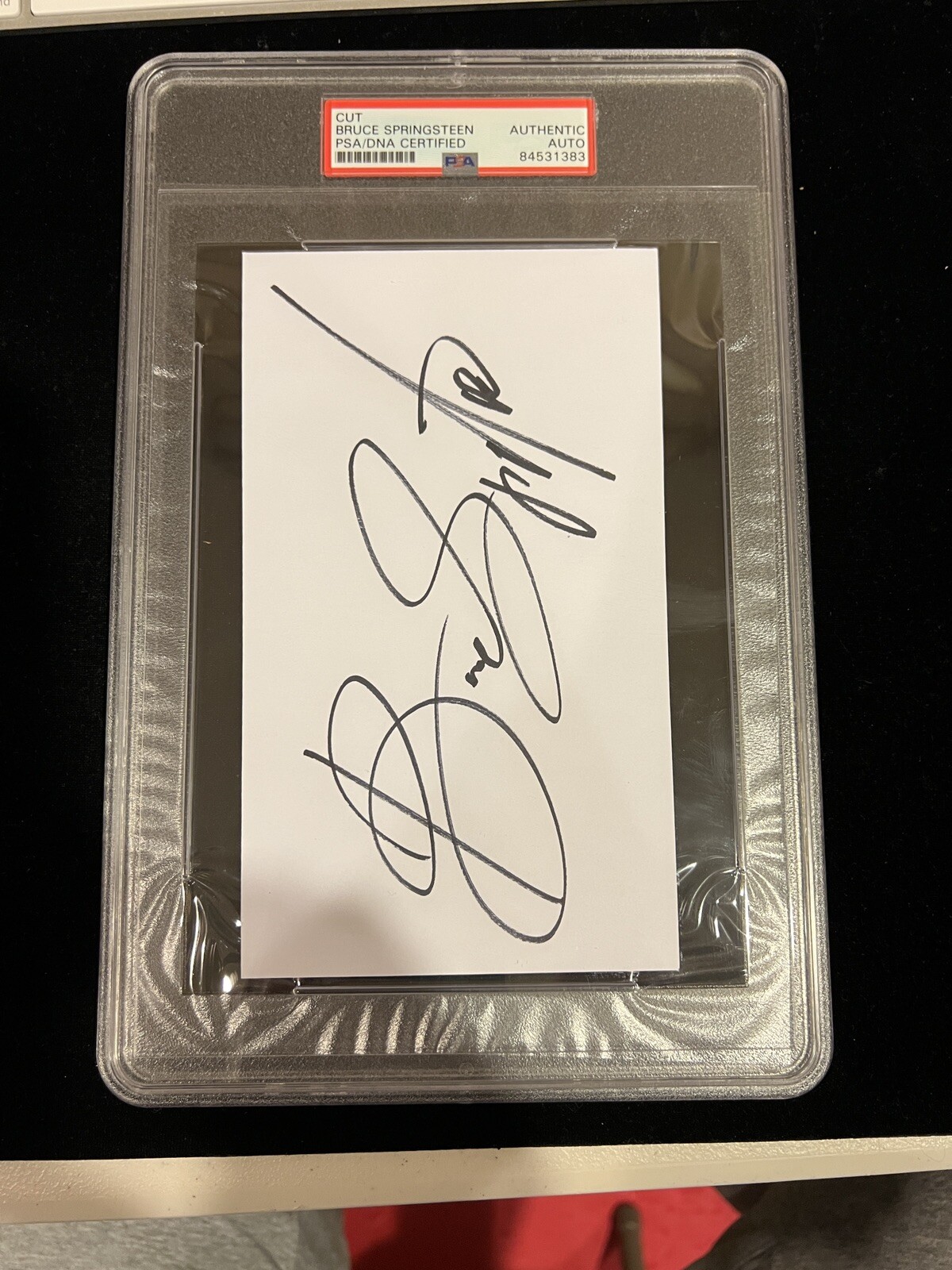 BRUCE SPRINGSTEEN SIGNED CUT SIGNATURE PSA | Grelly USA