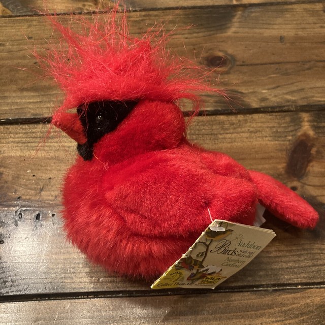 Northern Cardinal Audubon Bird Plush Stuffed Animal Wild Republic for ...