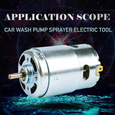 775 DC Motor 12V-36V 3500-9000RPM Large Torque High Power Ball Gear ...