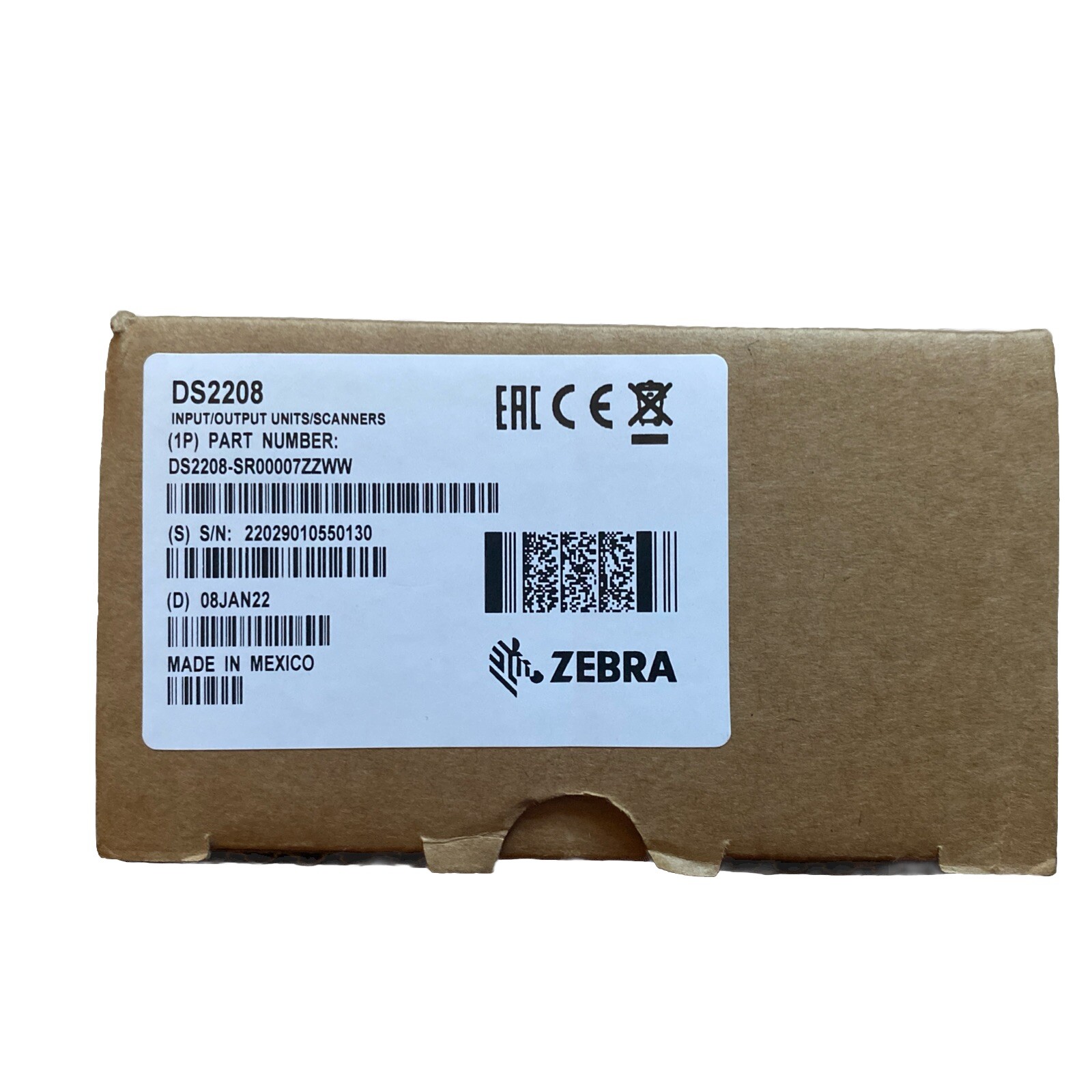 ZEBRA Symbol DS2208-Series SR Corded Handheld Standard Range Imager Kit ...