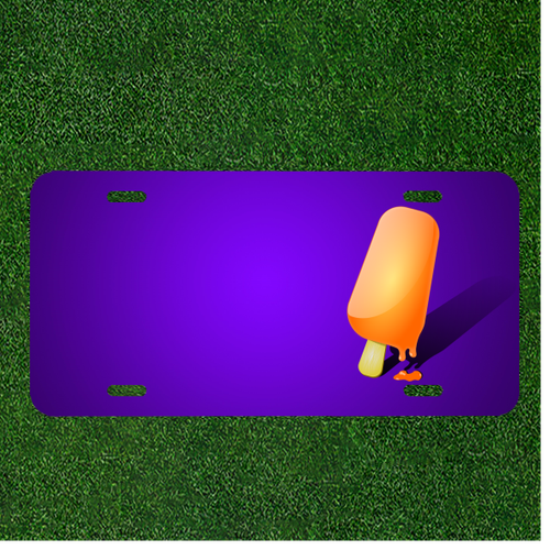 Custom Personalized License Plate With Add Names To Popsicle Ice Cream ...