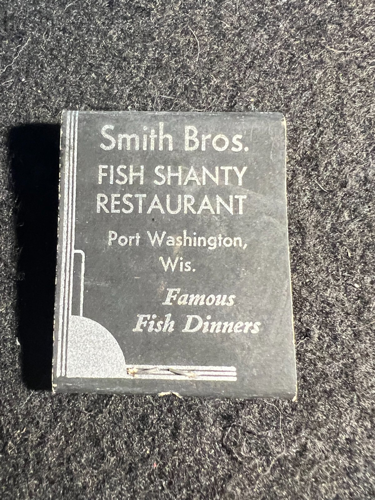 VINTAGE MATCHBOOK - SMITH BROS. FISH SHANTY - PORT WASHINGTON, WI ...