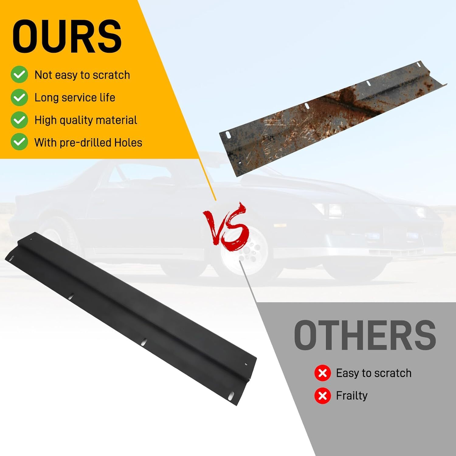 For 3rd Gen Camaro / Firebird Engine 3-Row Radiator Upper Support ...