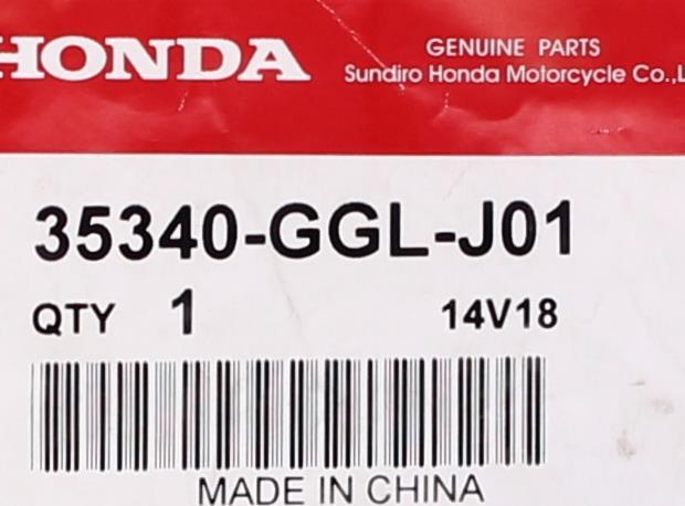 Genuine Honda Stop Switch Assembly Part Number - 35340-GGL-J01 | eBay