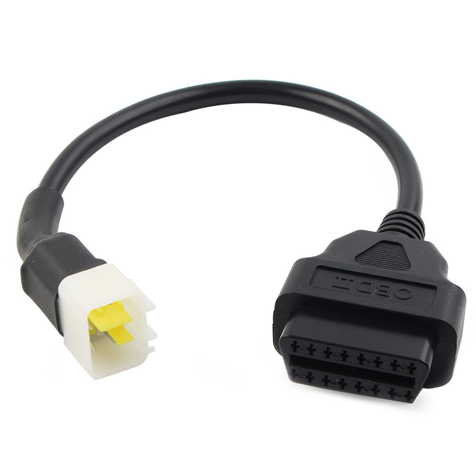 For Delphi Motorcycle 6 Pin to 16Pin OBD2 Diagnostic Cable Scanner ...