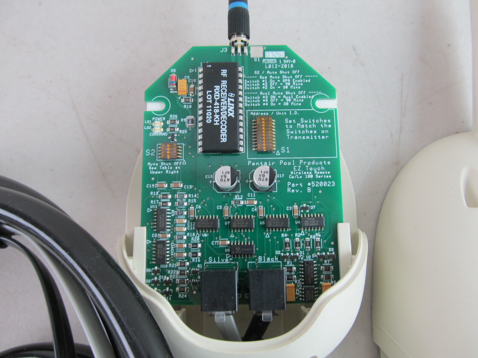 Pentair Compool EZTouch EZ Touch 520023 REV B PCB LX100 w/ Antenna | eBay