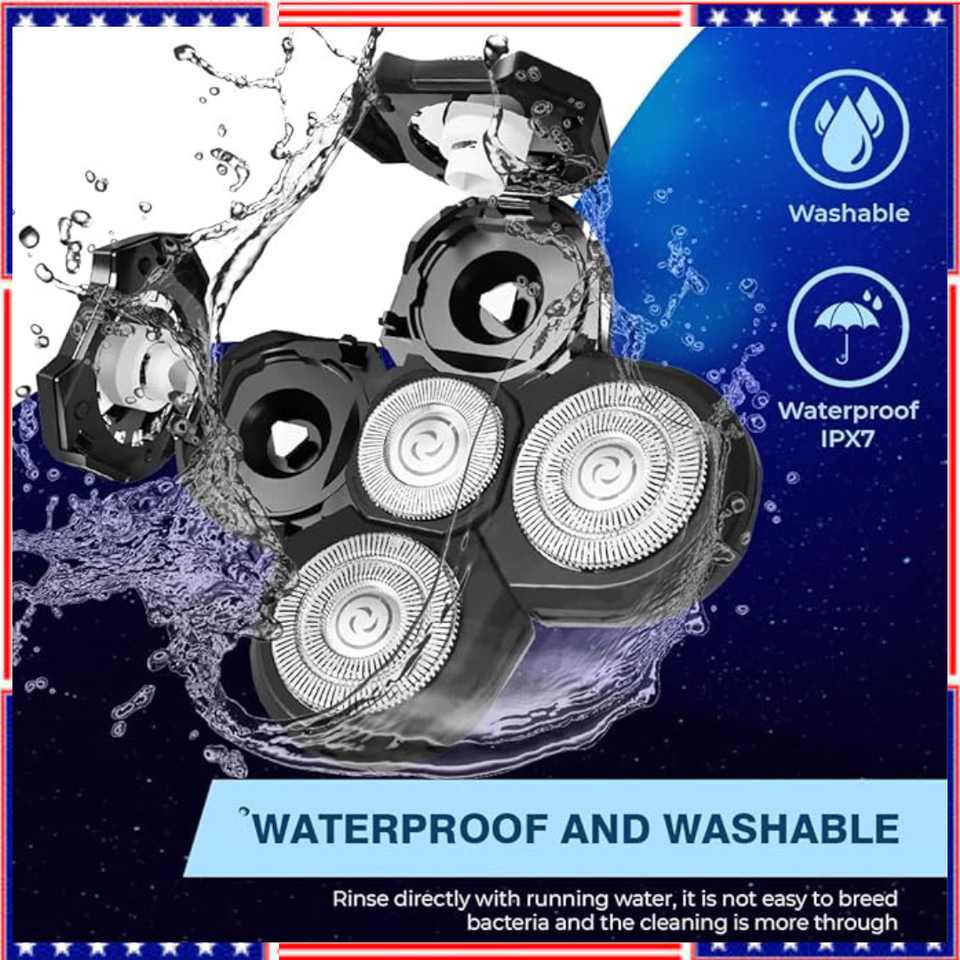 3 PACK Replacement Blades for Freebird Flex Series Head Shaver For Bald ...